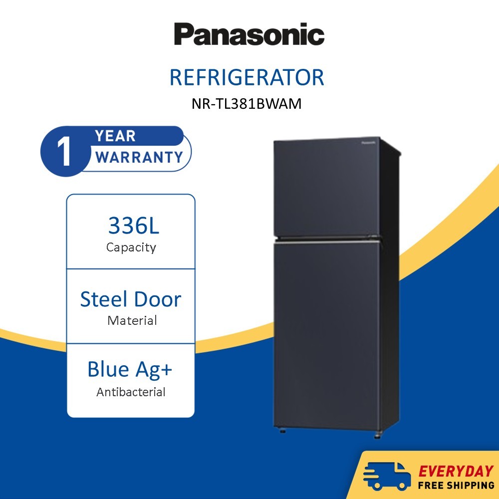 Panasonic Hygienic & Energy Efficient 2-Door Top Freezer (366L) Nr ...
