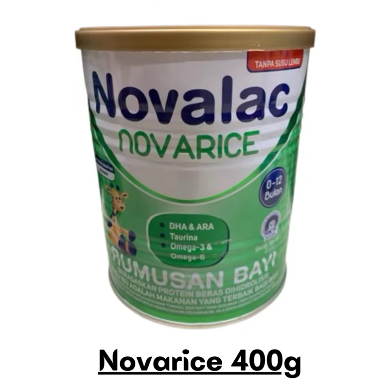 NOVALAC NOVARICE INFANT FORMULA 400G (0-12 BULAN) | Shopee Malaysia