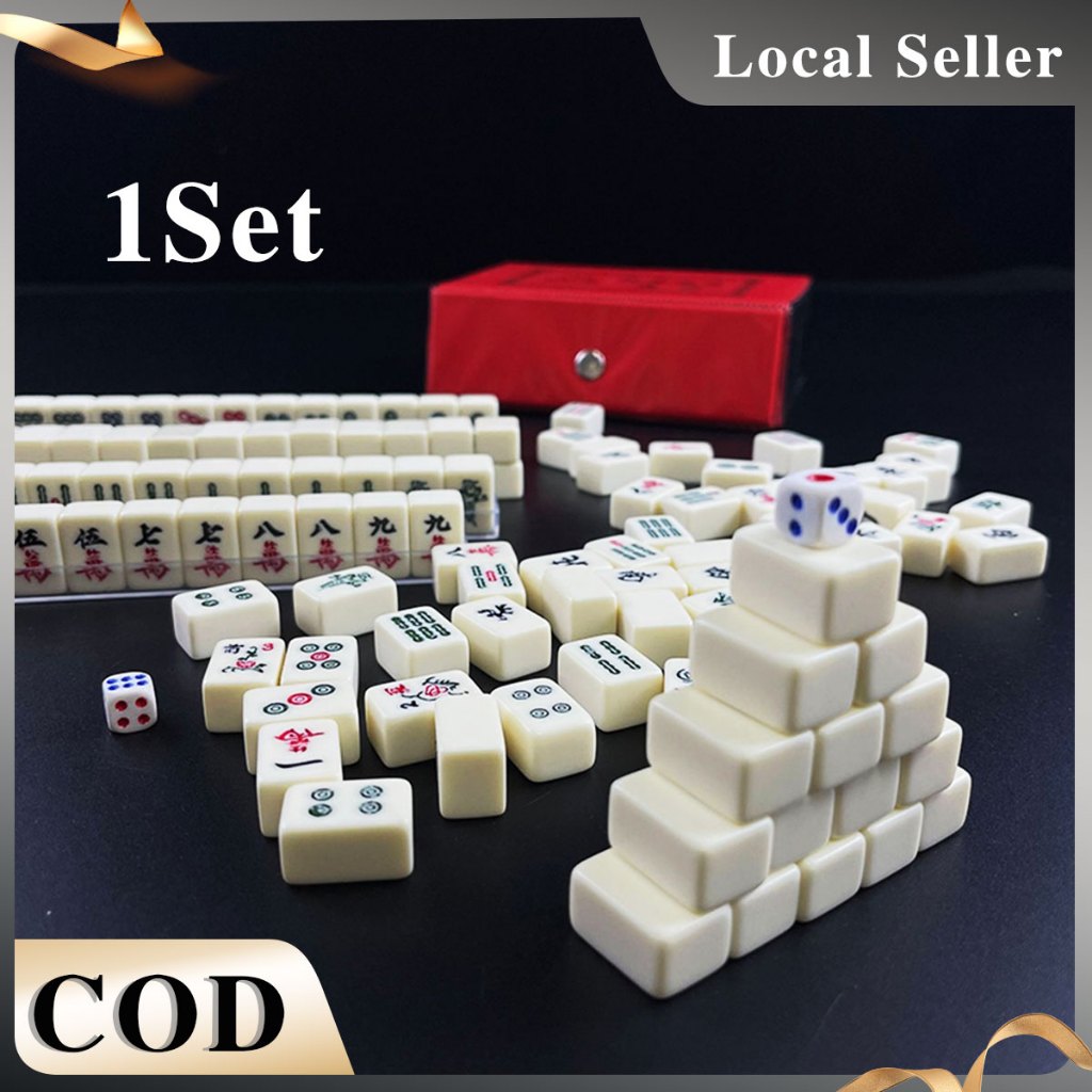 144Pcs Travel Chinese MiNi Mahjong Set麻将 | Shopee Malaysia