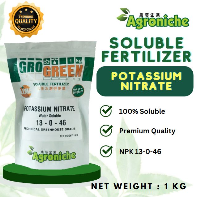 1Kg Potassium Nitrate ,NPK Soluble Fertilizer for Growing, Vegetative ...