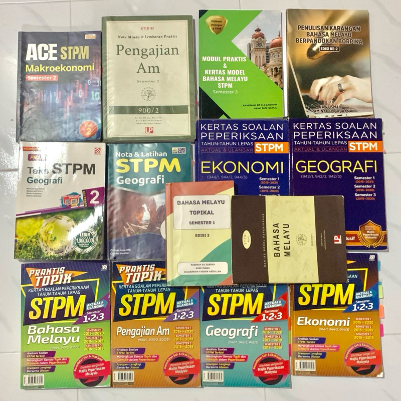 [ Preloved ] Buku STPM Pastyear Pengajian Am Geografi BahasaMelayu ...