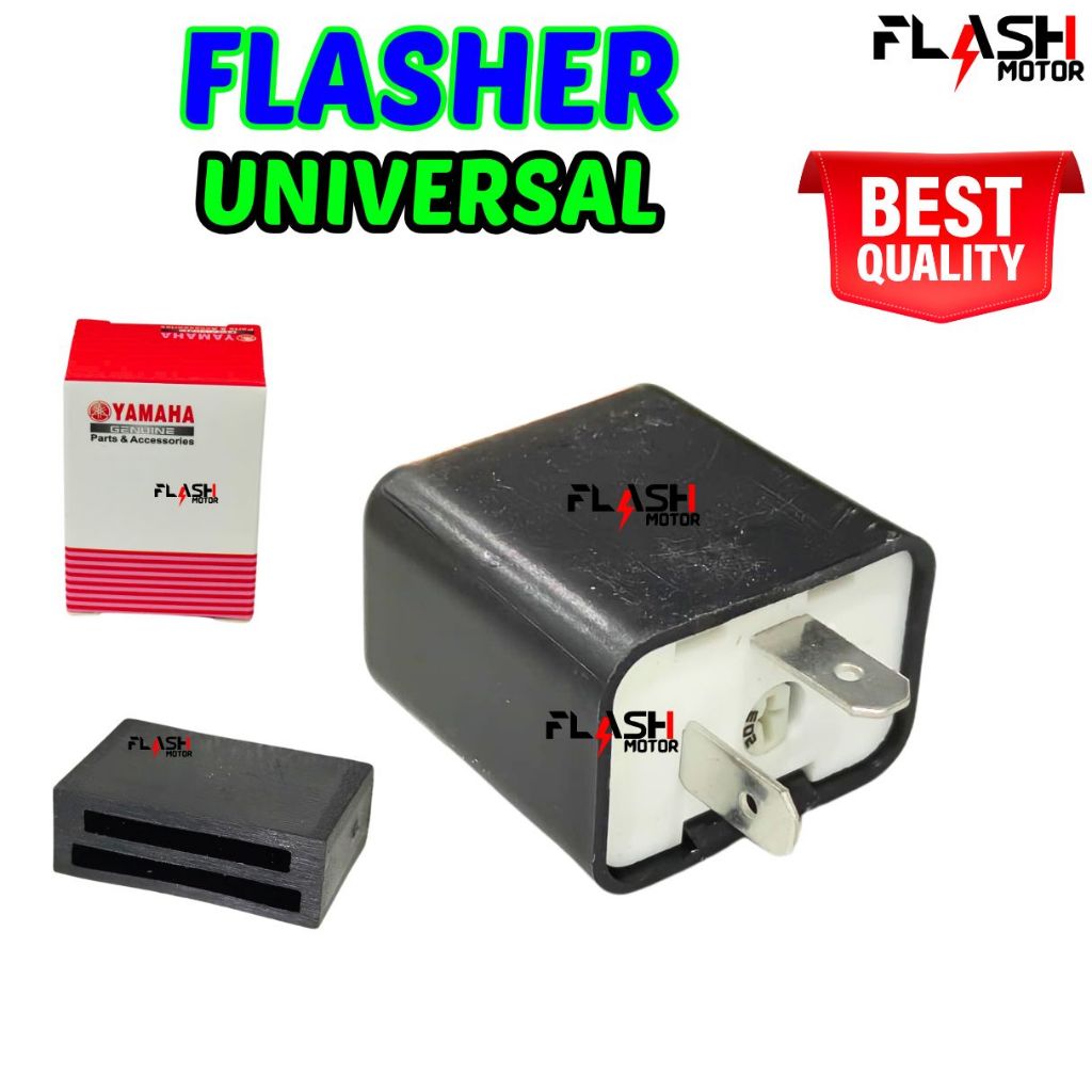 UNIVERSAL Flasher Condenser Relay 12V 2 Pin Signal Double Flashing Led ...
