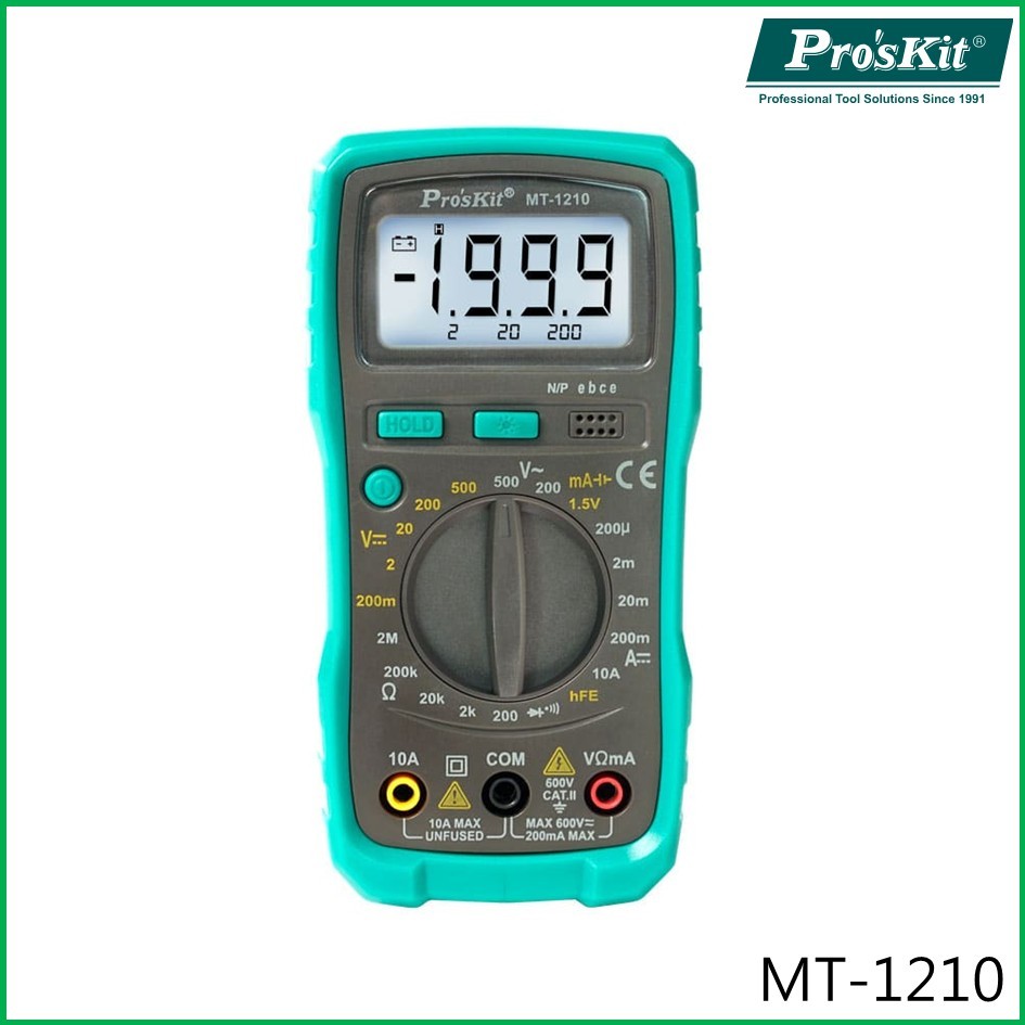Pro'skit MT-1210 3½ Compact Digital Multimeter | Shopee Malaysia