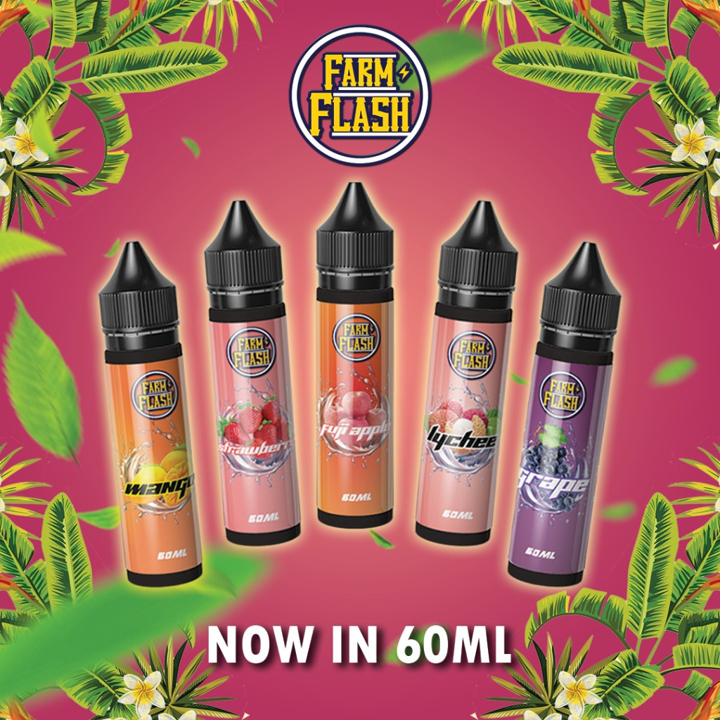 FARM FLASH 60ML FRUITY FREEBASE / READY STOCK E-FLAVOR FOR MOD/POD ...