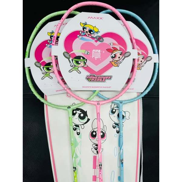 MAXX Power Puff Girls Series Racquet (100% AUTHENTIC) | Shopee Malaysia