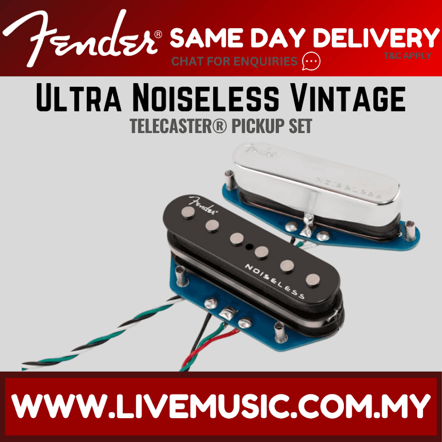 Fender Ultra Noiseless Tele Vintage Pickup Set | Shopee Malaysia