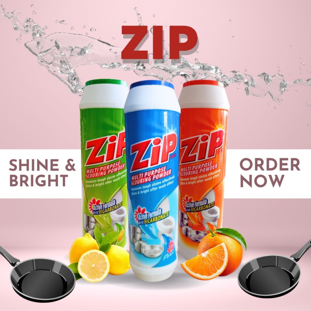 Serbuk pembersih serbaguna ZIP SCOURING POWDER 750g | Shopee Malaysia