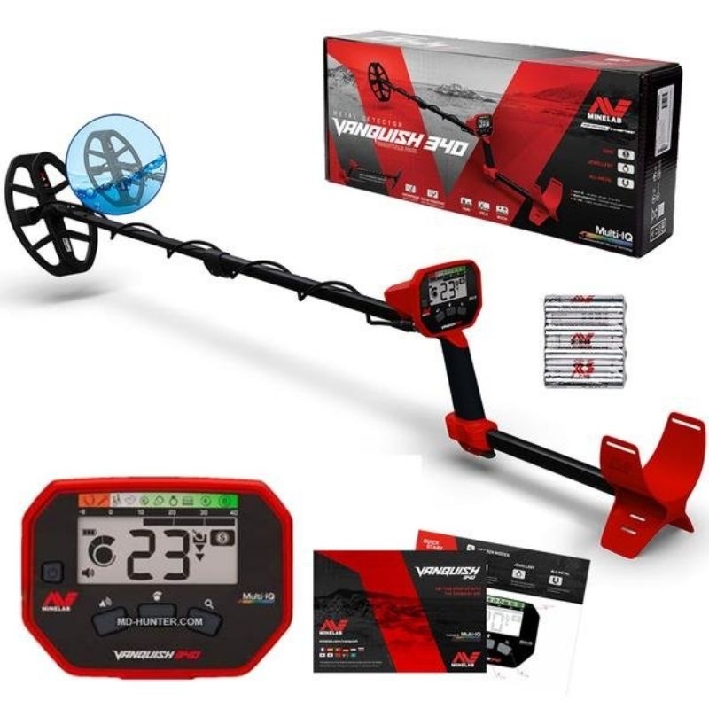 MINELAB VANQUISH 340(ALAT PENGESAN LOGAM) | Shopee Malaysia
