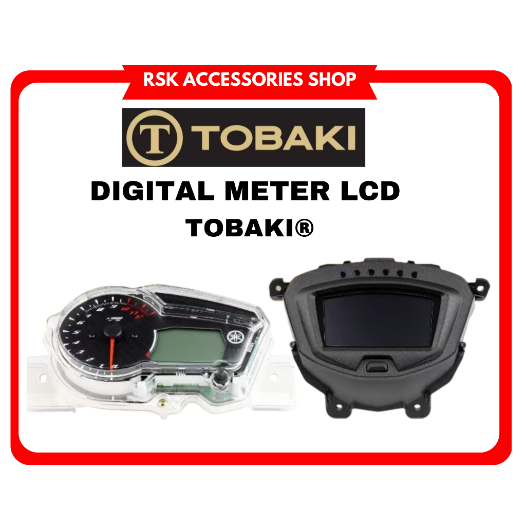TOBAKI YAMAHA Y15ZR Y15 V1 V2 Y-SUKU Digital LCD Meter Y15ZR V1 V2 ASSY ...