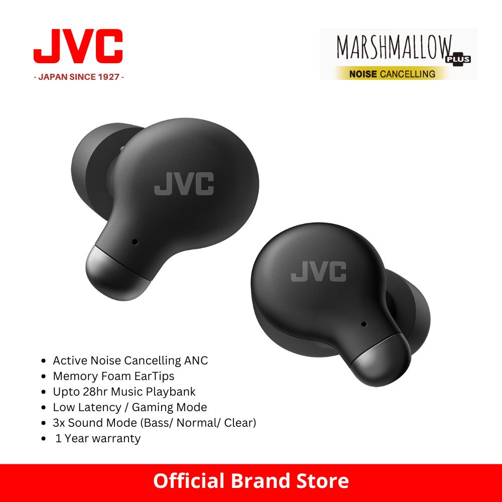 JVC HA-A25T TWS Memory Foam Earbuds with Noise Cancelling Headphones | Shopee Malaysia