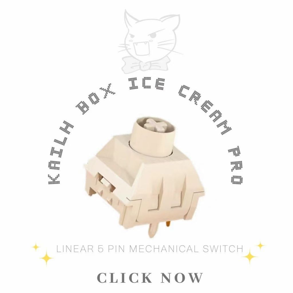 Kailh Box Ice Cream Pro 5 Pin Linear Switch for MX Mechanical Gaming ...