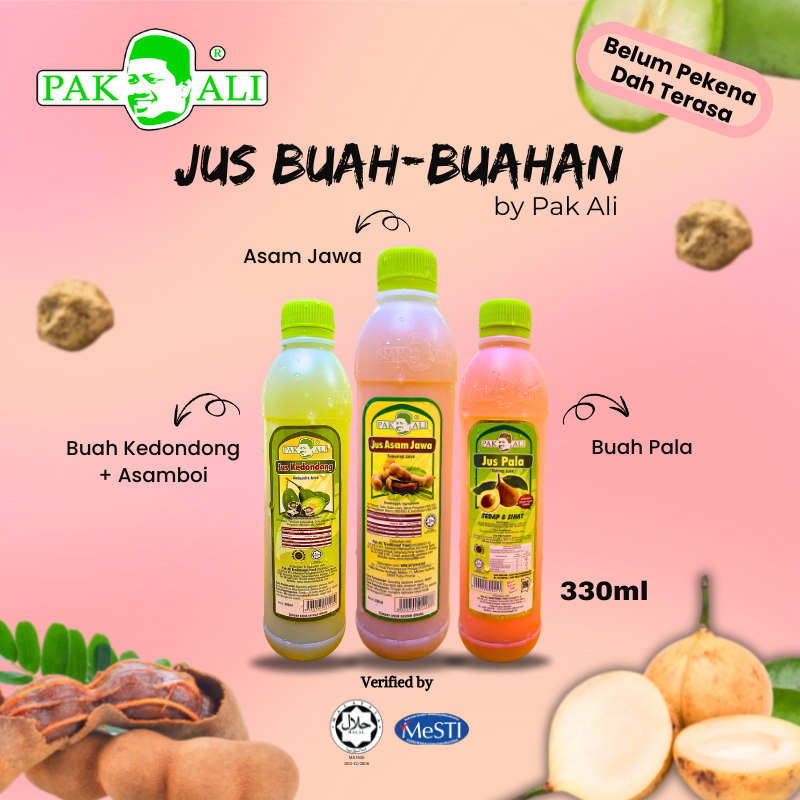 HQ Pak Ali | Jus Pala | Kedondong Asam Boi | Asam Jawa | Fruit Juice Pak Ali / Nutmeg Juice ...