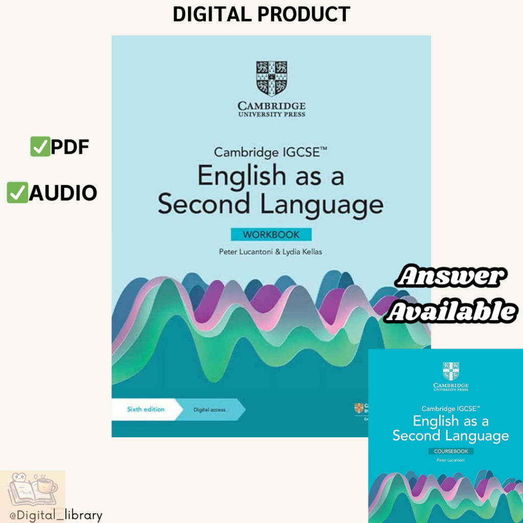 Cambridge Igcse English As A Second Language Workbook Answer Audio 6th Edition Shopee
