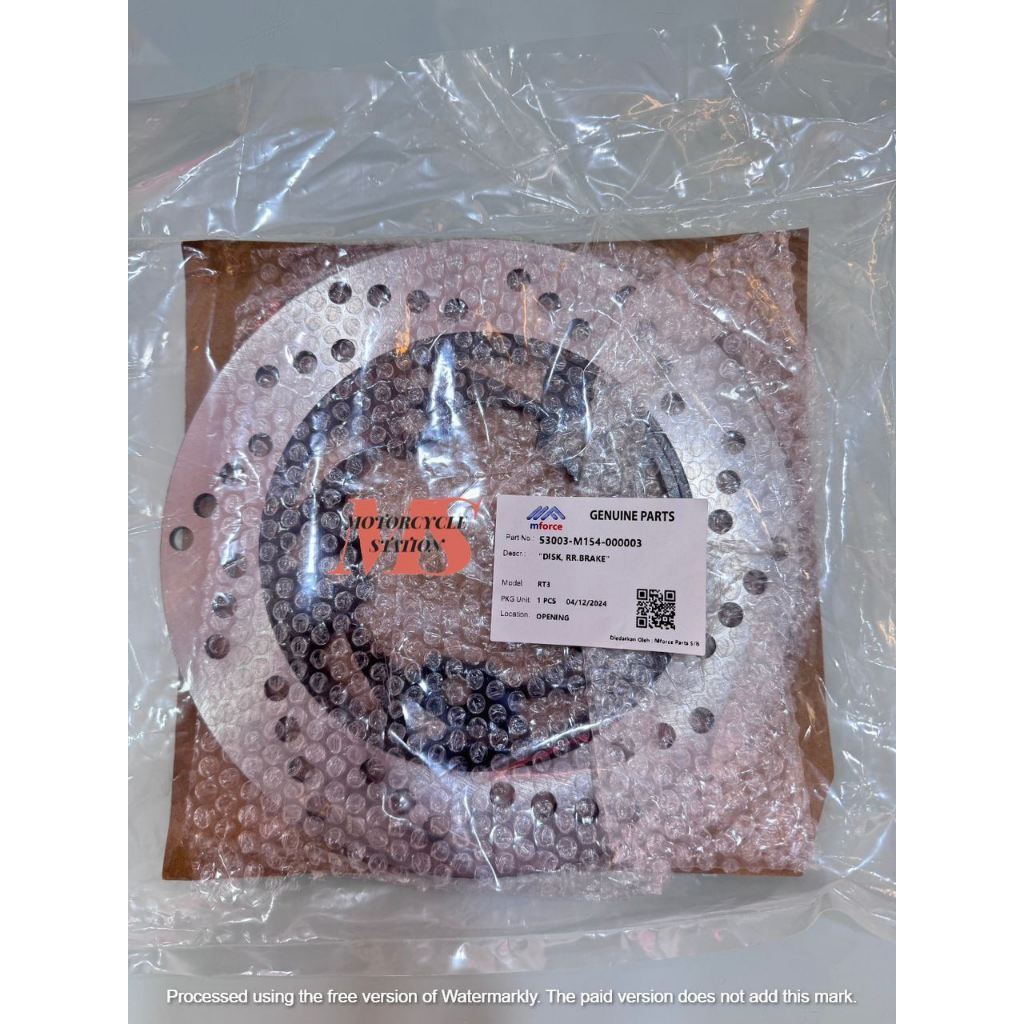 [100% ORIGINAL] WMOTO RT3 RT3S 250 DISK RR BRAKE Rear Brake || Rear ...