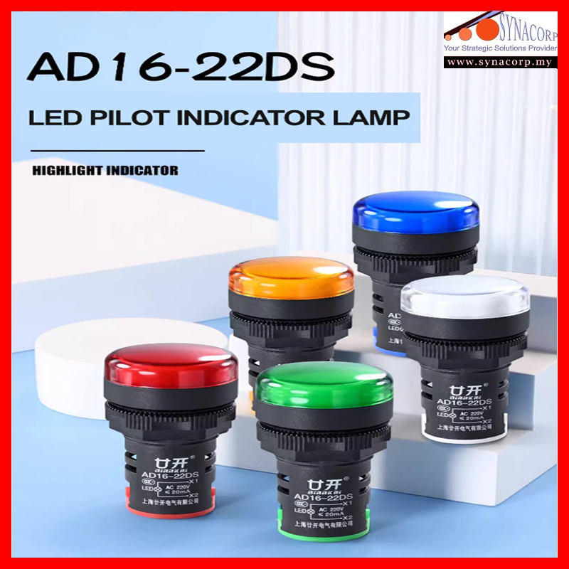 22mm / 12V ACDC LED Pilot Indicator Lamp | Shopee Malaysia