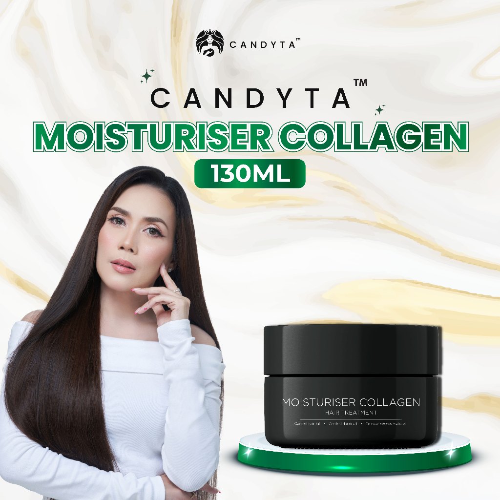CANDYTAHQ [CARROT MOISTURISER COLLAGEN 130ML] Rambut Lembut Tebal Wangi ...