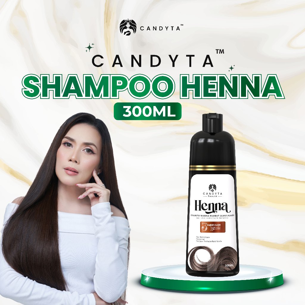 CANDYTAHQ HENNA SHAMPOO ANTI UBAN INAI RAMBUT HENNA RAMBUT BERUBAN HAIR ...