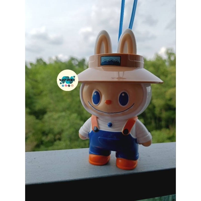 LABUBU Trendy Rechargeable Handheld Neck Fan | Shopee Malaysia