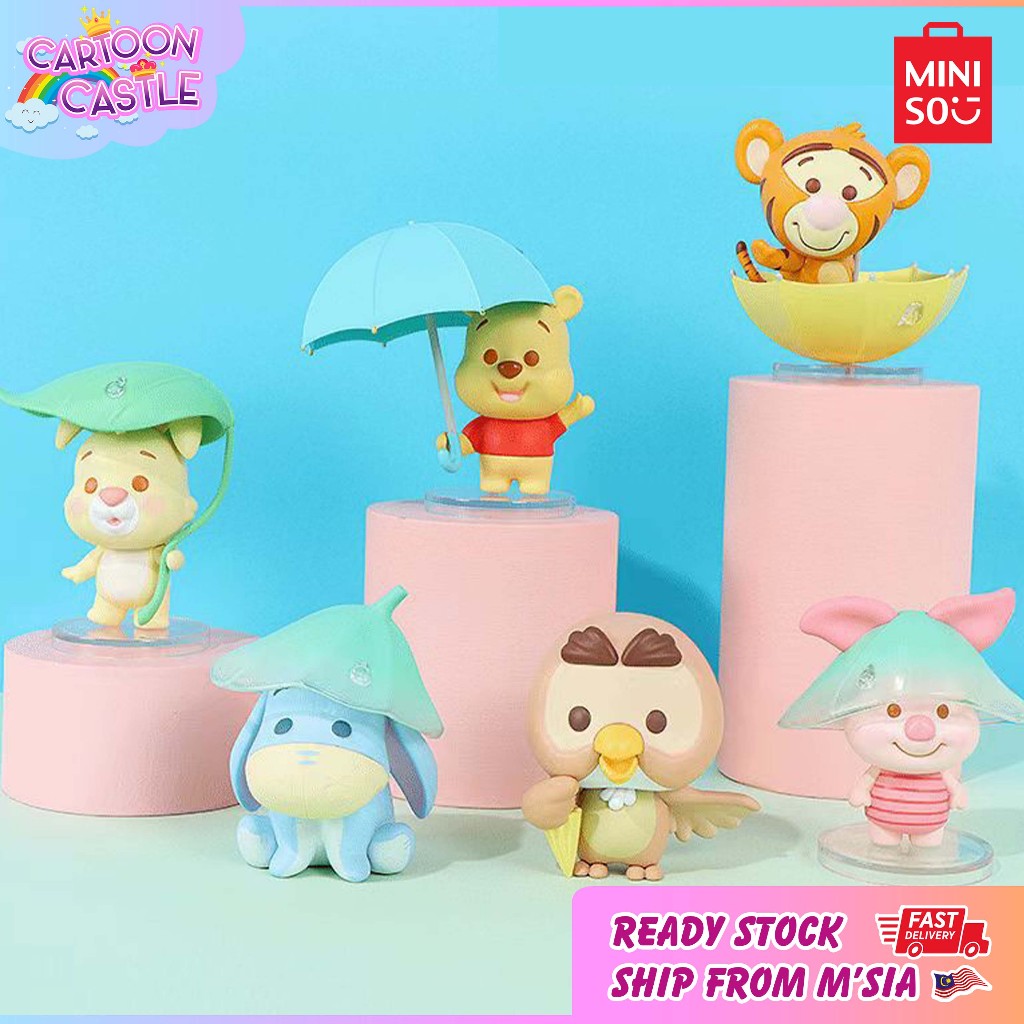 Miniso Disney Winnie The Pooh Rainy Season Series Blind Box Collection ...