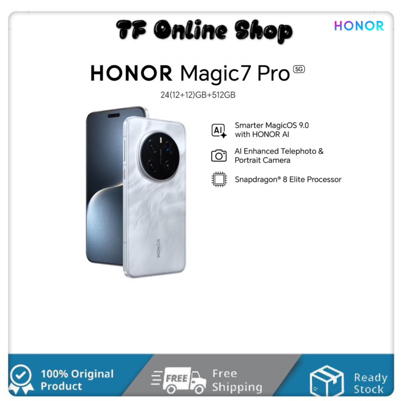 Honor Magic 7 PRO 5G(12GB+512GB/16GB+1TB)100% Original Set | Shopee Malaysia