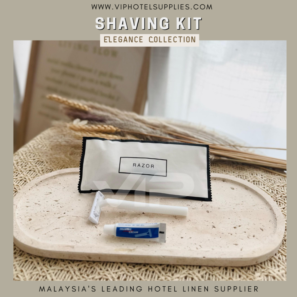 VIP Elegance Series_Disposable Razor & Shaving Cream For Hotel & Airbnb ...