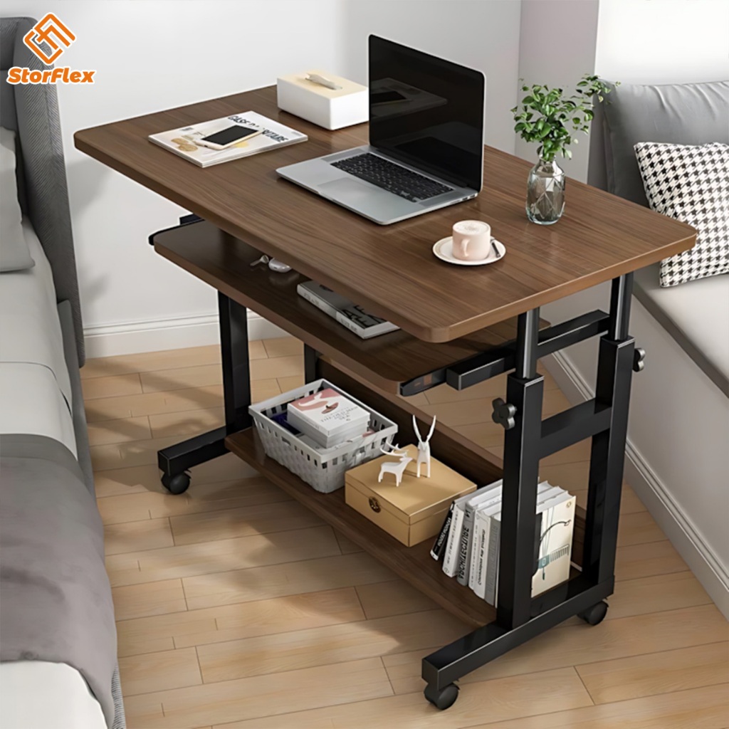 L60/80cm Adjustable Bedside Laptop Table Sofa Side Table ...