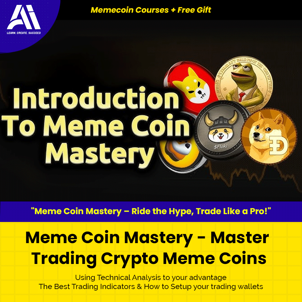 Memecoin Course - Meme Coin Mastery | Crypto Memecoins Trading Course | Shopee Malaysia