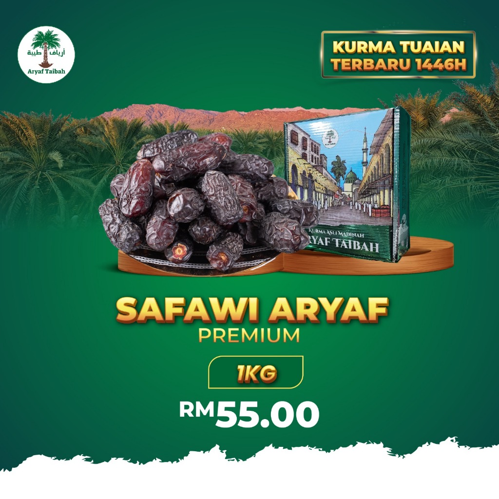 1KG KURMA SAFAWI ARYAF - ASLI TANAH HARAM MADINAH - TUAIAN TERBARU ...