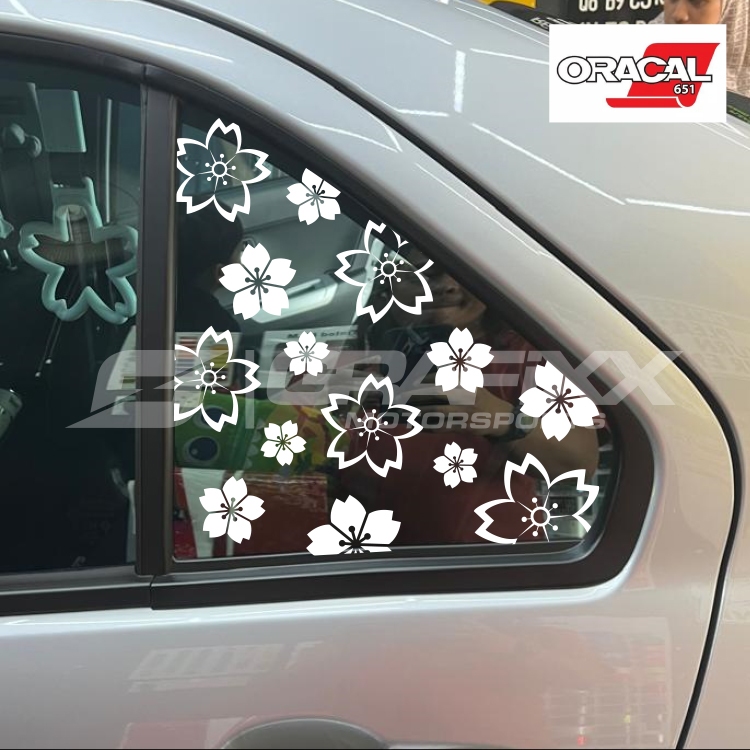 Sakura Sticker Cermin Custom Made Cutting Sticker | Shopee Malaysia