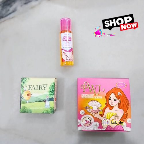 Pwl losyen 50g , 100g , Sabun Fairy Scrub , Serum C Nina Pemutih 100ml ...