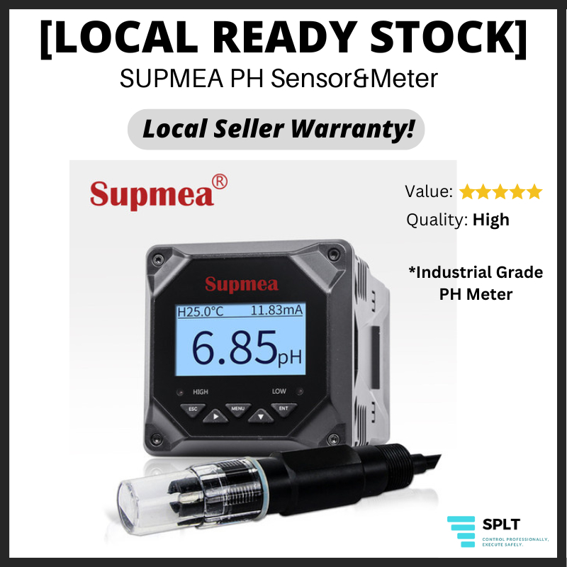 SUPMEA Industrial Grade PH Sensor PH Meter With Controller For ...