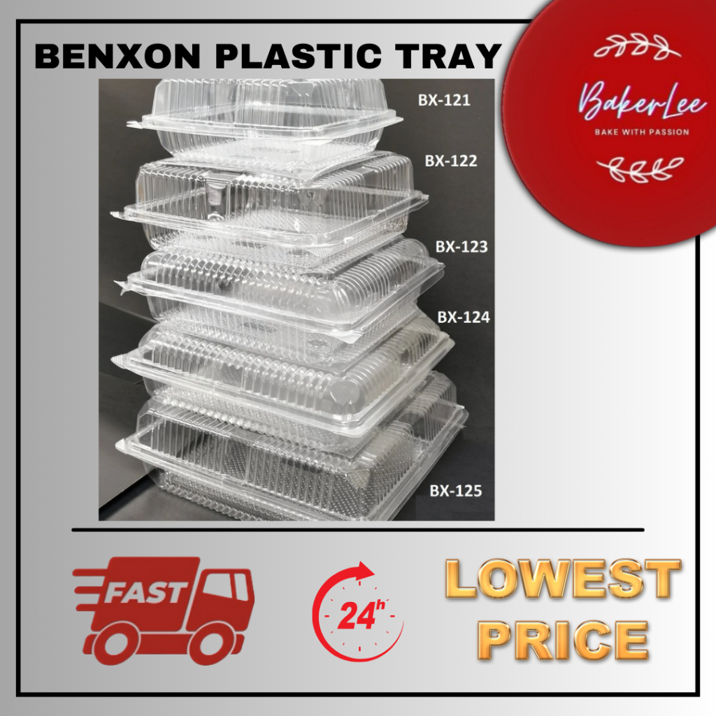 BENXON BX-122 / BX-123 / BX-125 / SQAURE CAKE TRAY WITH LOCK / BAKERY ...