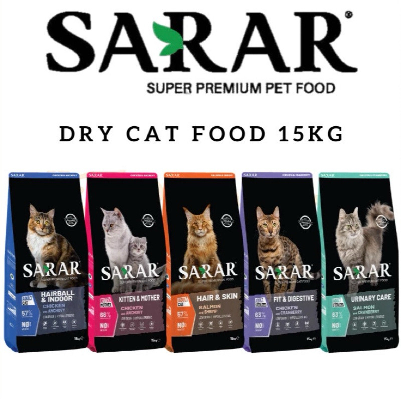 Sarar Cat Dry Food 15KG | Shopee Malaysia