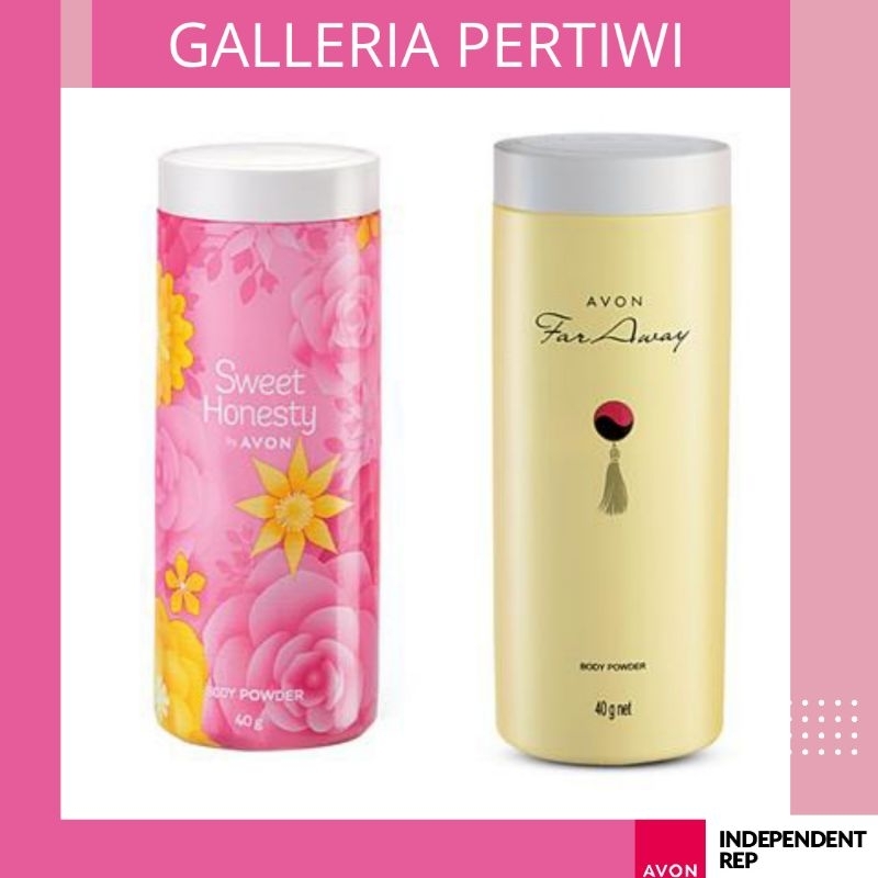 AVON Perfumed Body Powder 40g - Far Away & Sweet Honesty (BEDAK BADAN ...