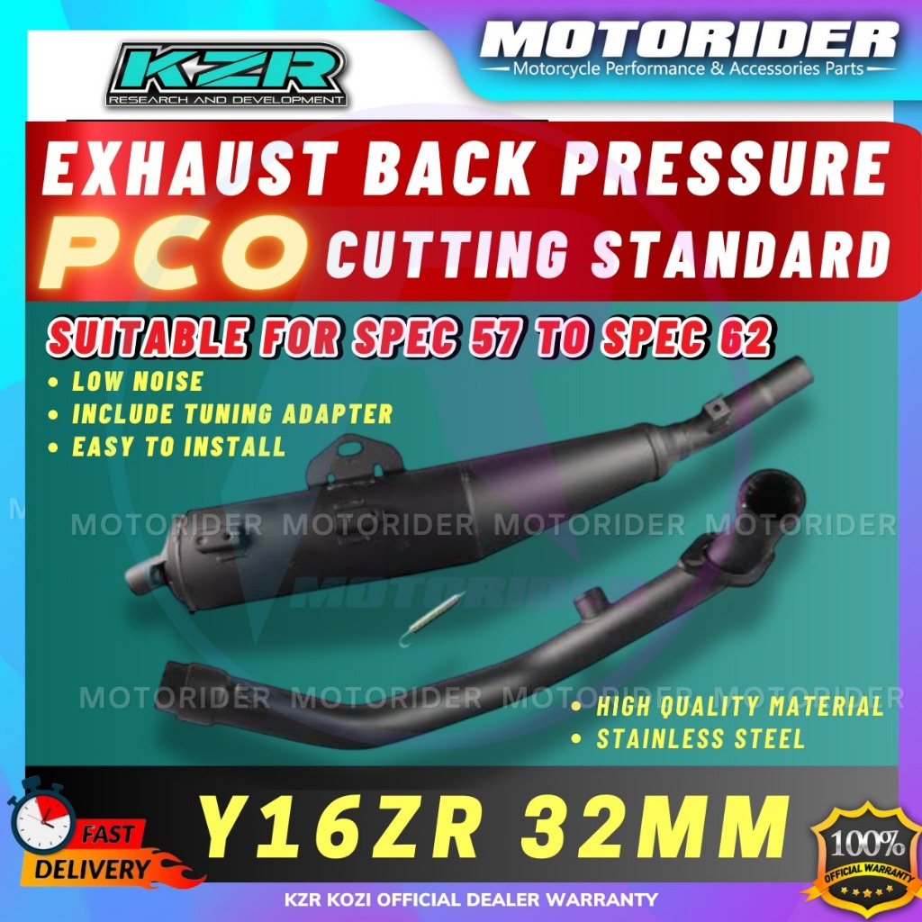 KZR EXHAUST PIPE BACK PRESSURE PCO Y16ZR | Shopee Malaysia