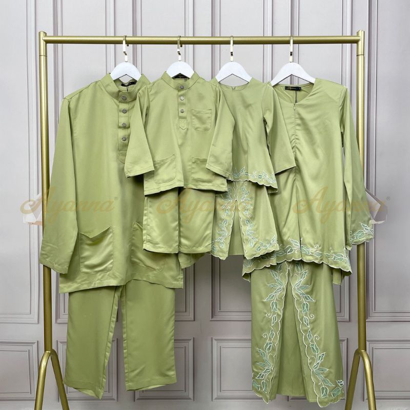CALLIE SEDONDON FAMILY SAGE GREEN / BAJU RAYA 2025 / PLUS SIZE ...