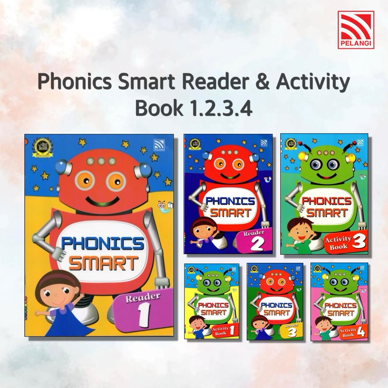 [MBO]Phonics Smart Reader and Activity Book 1.2.3.4 | Shopee Malaysia