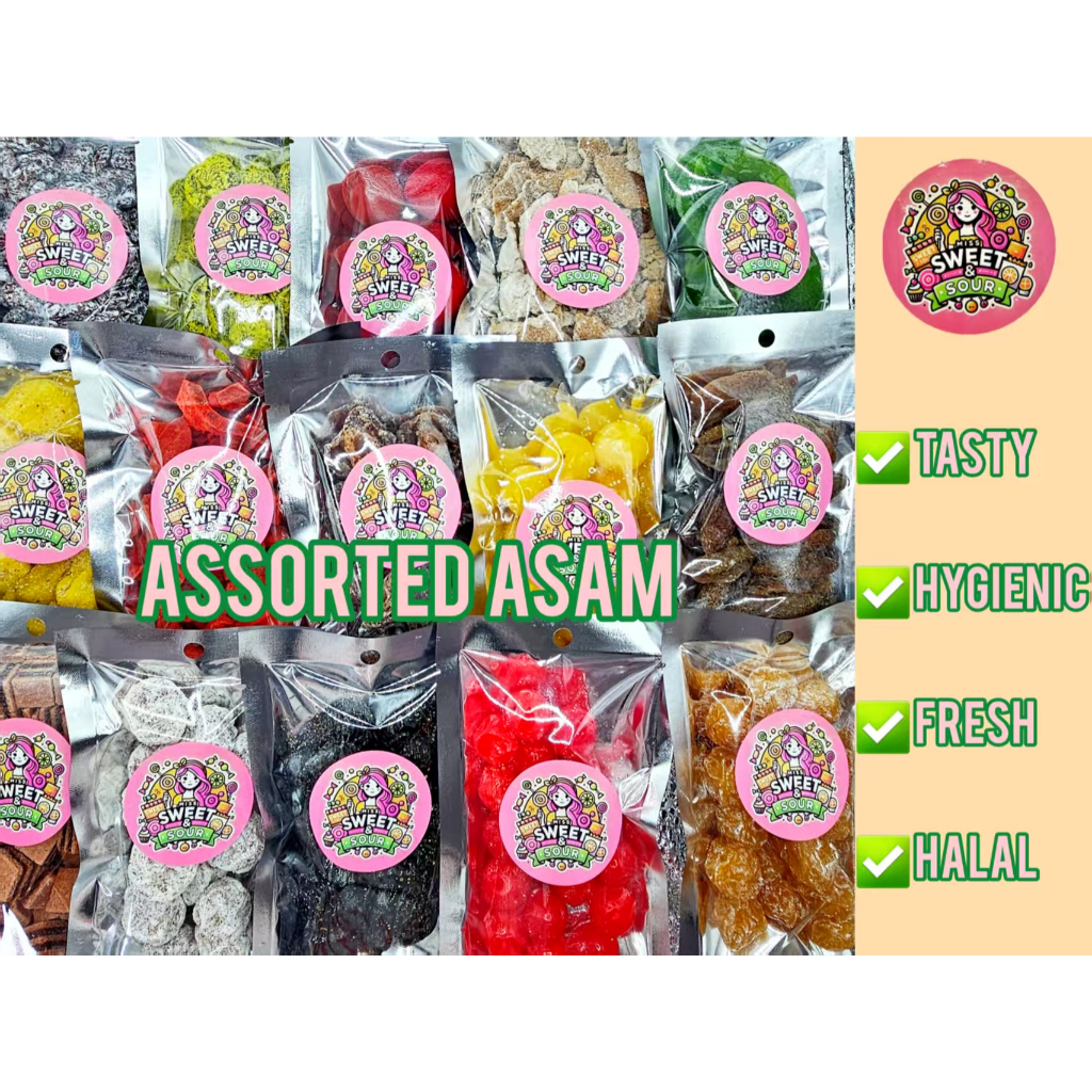 (100g) Asam Sweet & Sour / Asam Manis / 各类甜酸蜜饯果干 | Shopee Malaysia