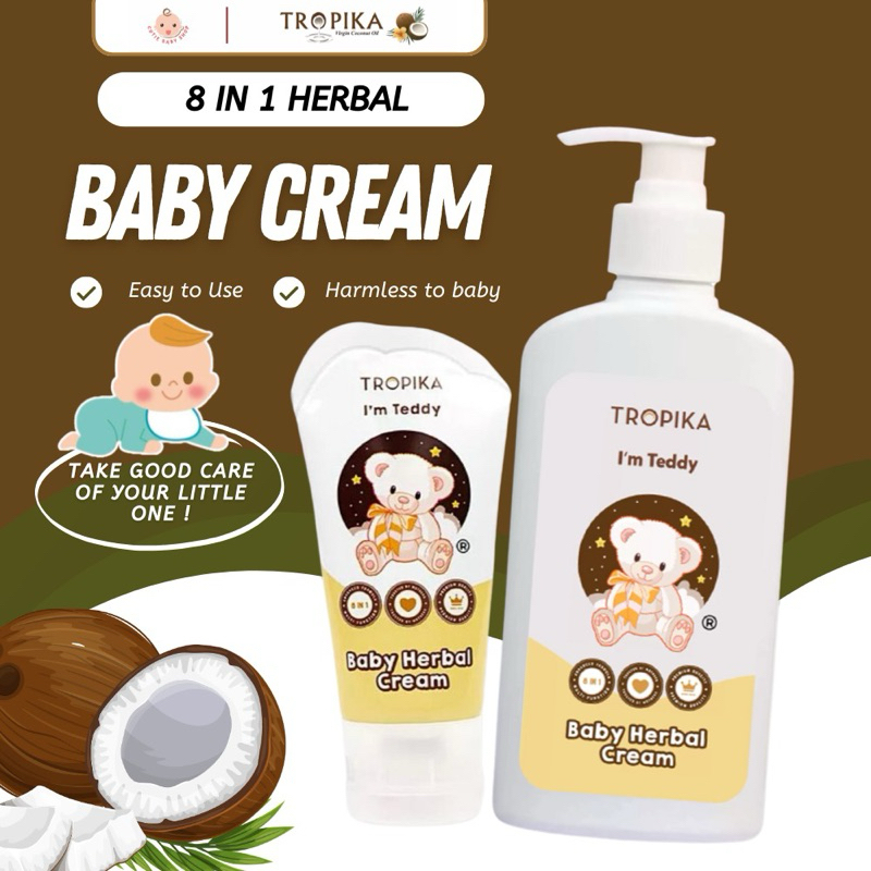 Tropika Baby Herbal Cream Krim Bayi Untuk Batuk 50g / 230g | Shopee ...