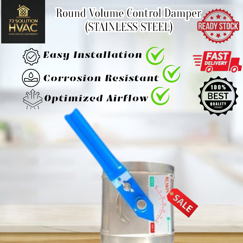 Round Volume Control Damper (STAINLESS STEEL) | Shopee Malaysia