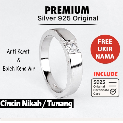 THE MATCHES STORE Silver 925 Original - Men Ring V9 cincin lelaki ...