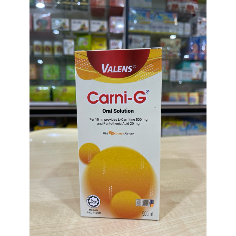 * Latest Packaging * Pharm-D Valens Carni-G Oral Solution (500ml ...