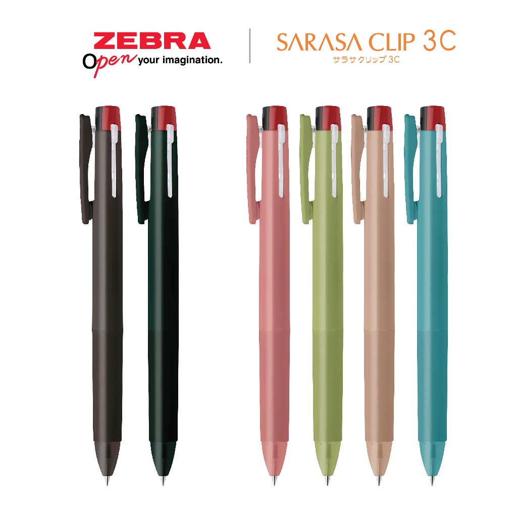 [NEW & LIMITED EDITION] Zebra Sarasa Clip 3C RX Series Multi Colours Gel Pen 0.4mm / 0.5mm ...