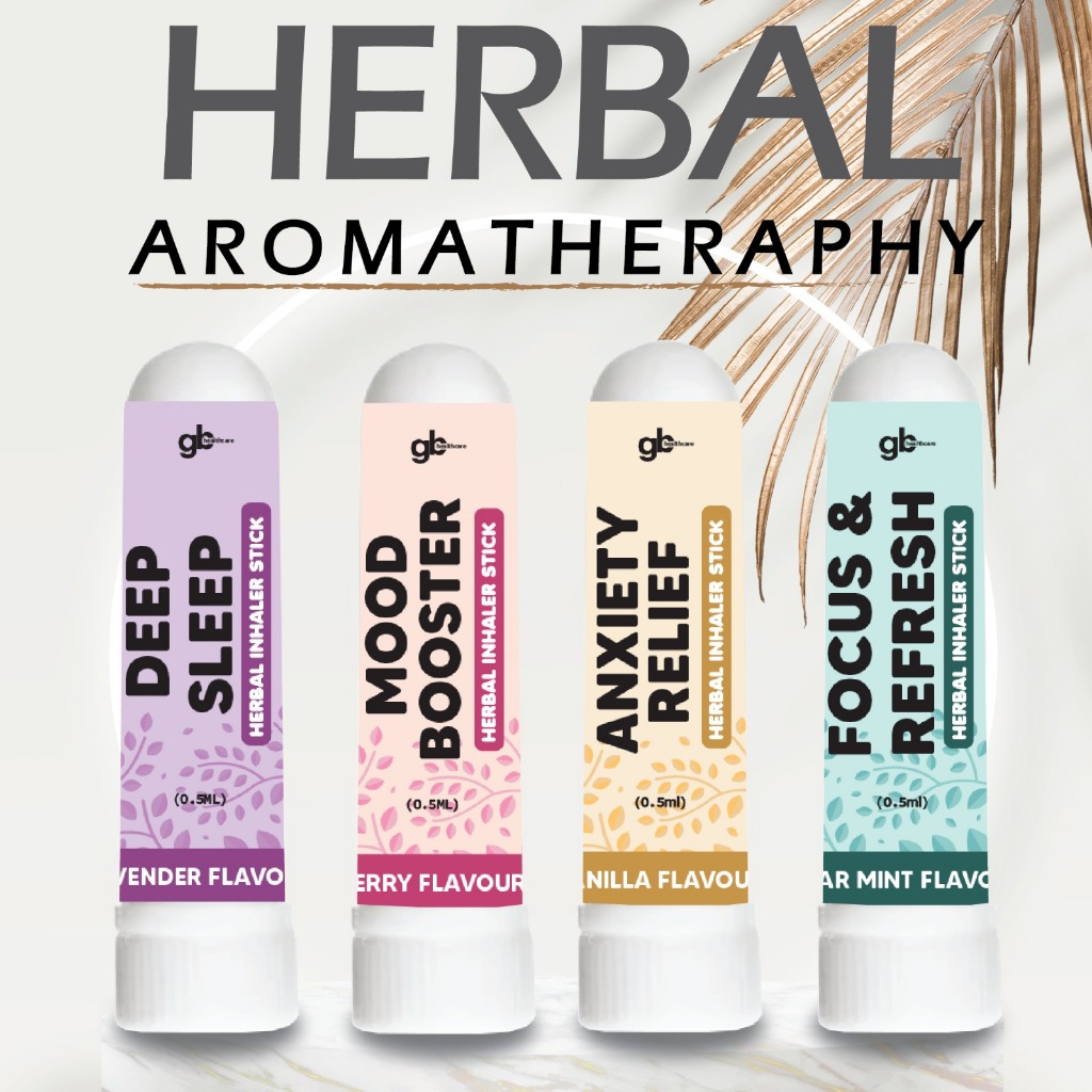 MOOD BOOSTER GB Herbal Inhaler Aromatheraphy Original HQ ( Focus ...