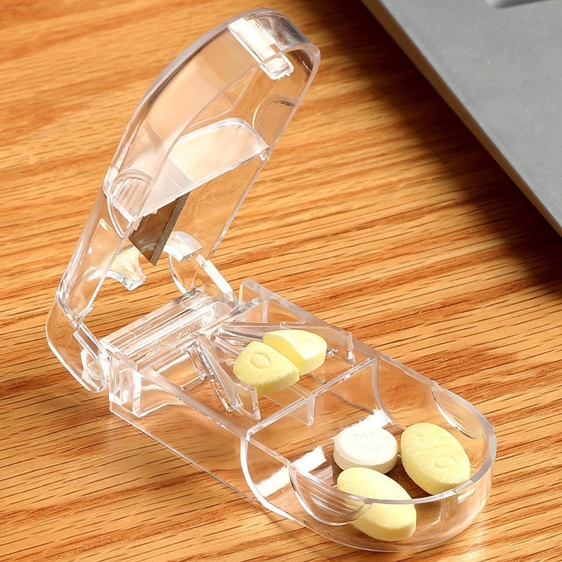 Portable Medicine Cutter Pill Cutter Box Tablet Splitter Tablet ...
