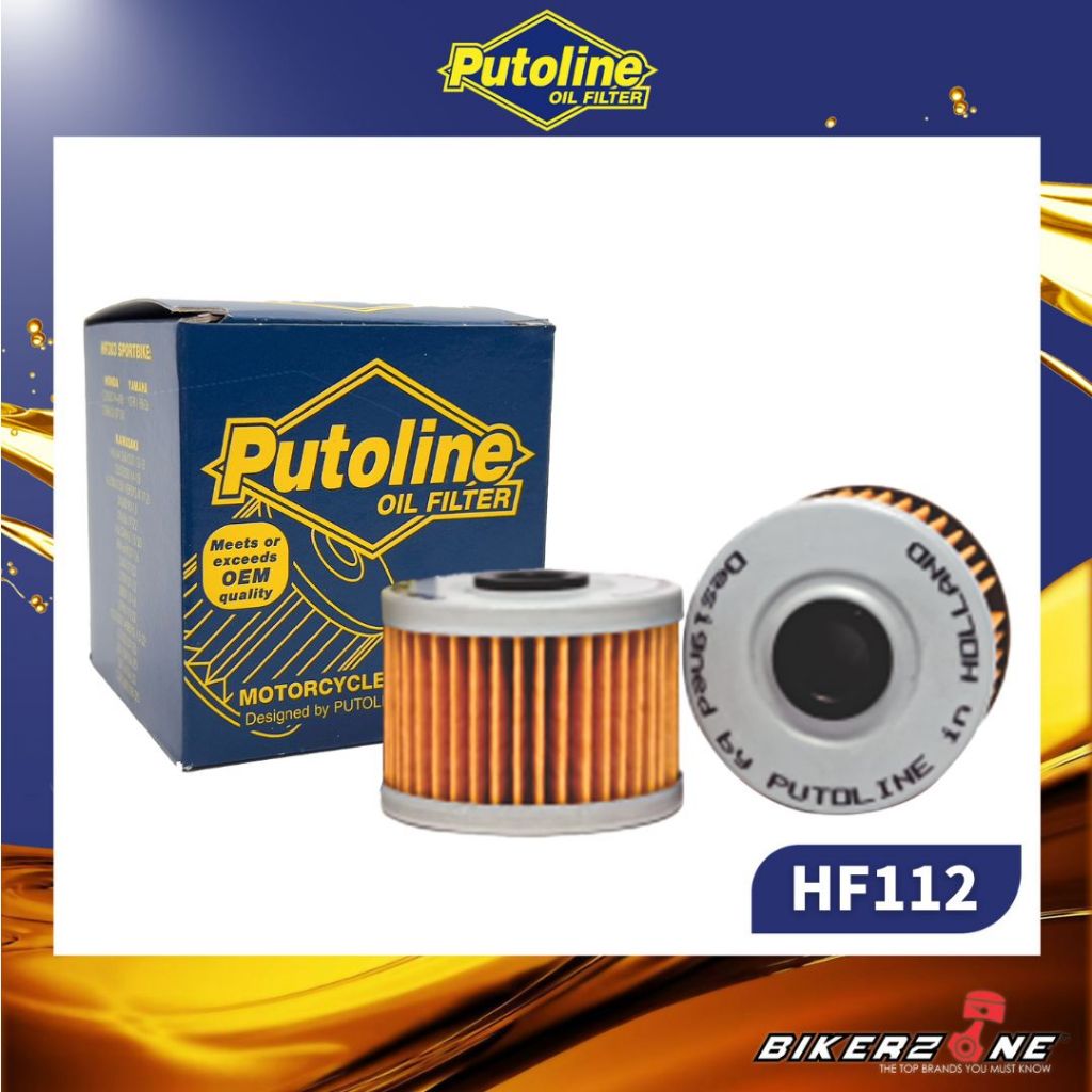 PUTOLINE Oil Filter for Motorcycle HONDA / KAWASAKI / SUZUKI / CF MOTO ...