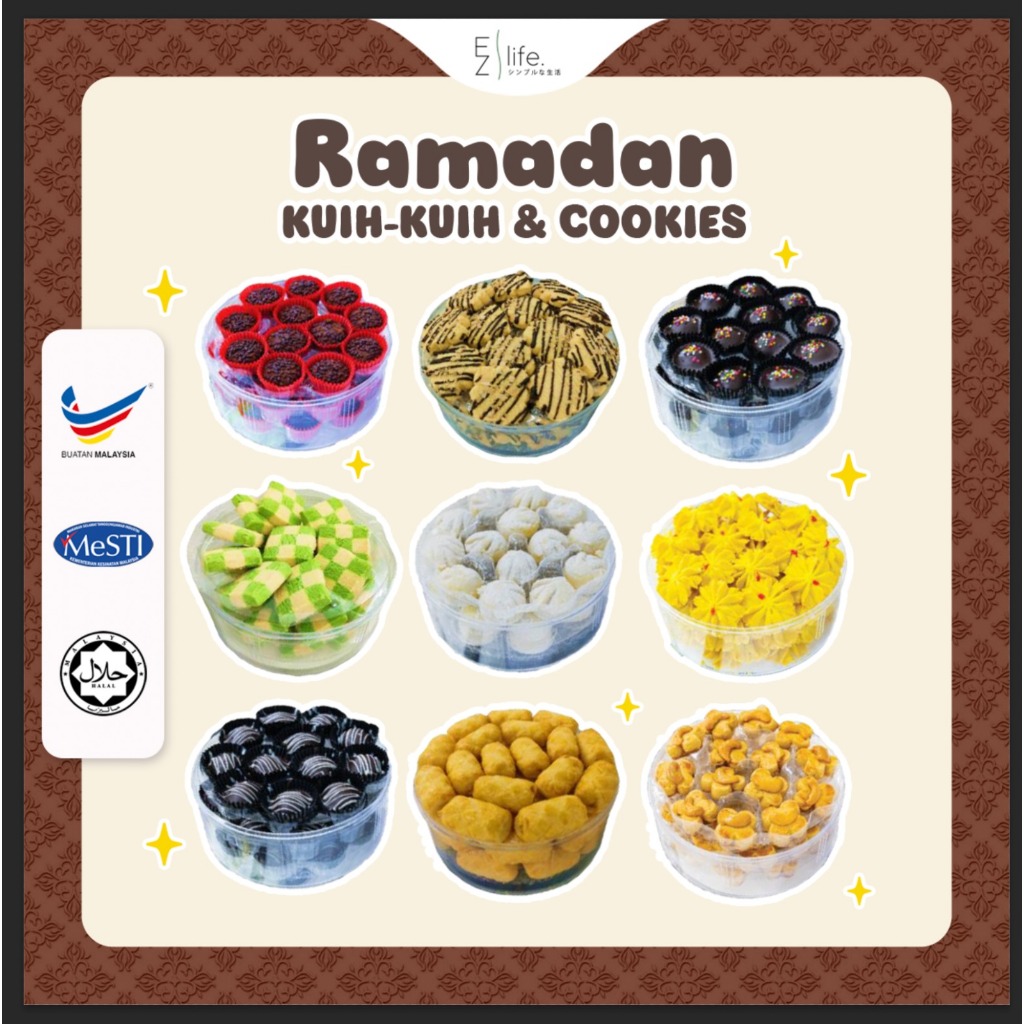 Kuih Raya With Halal Ready stock Raya Cookies Premium Cookies Hari Raya ...