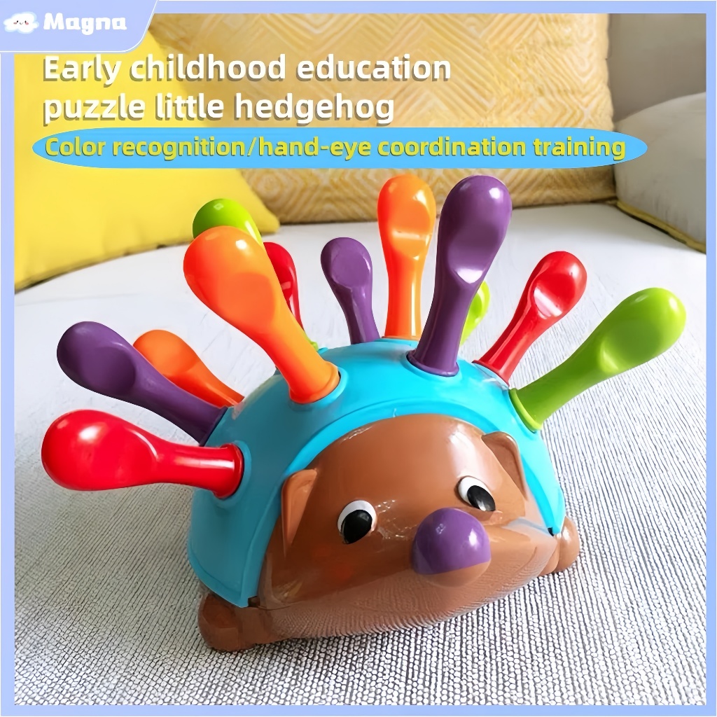 [Ready]Spike The Fine Motor Hedgehog Learning Color Sorting Toy Sensory ...