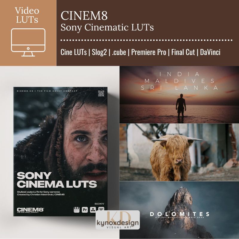 [LUTs/Video Filter] CINEM8 Sony Cinematic LUTs for premiere pro final ...