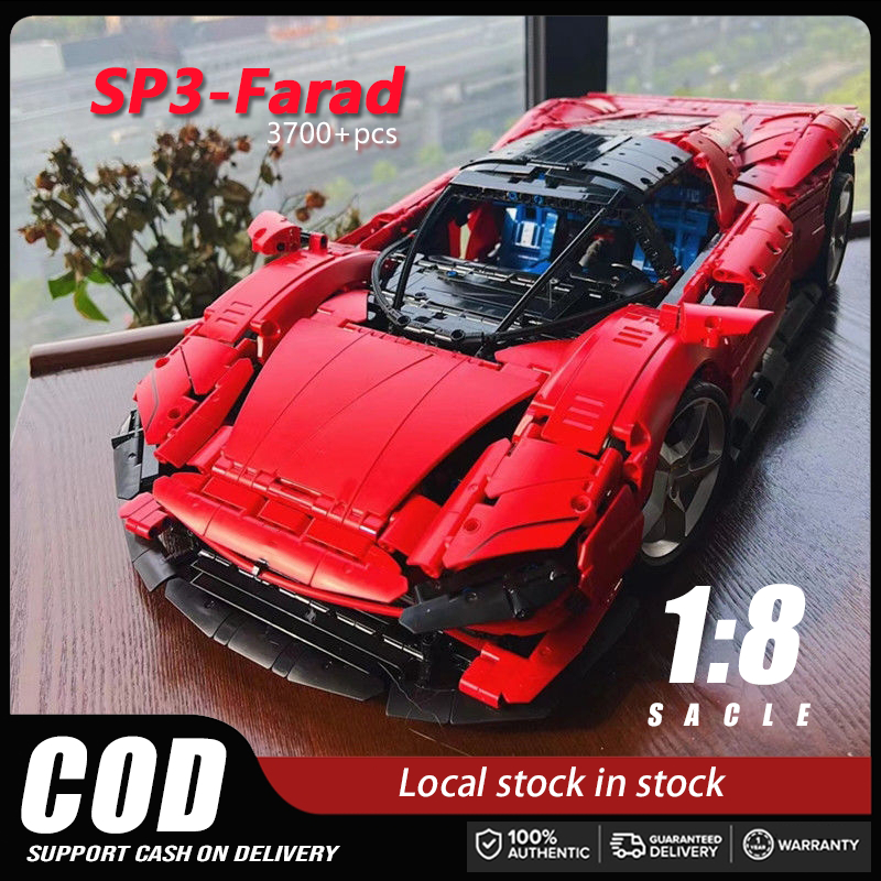 SUPERCAR 1:8 Building Block Car 3778pcs Large size model gift boy toy ...